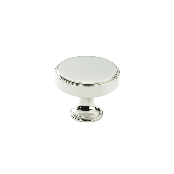 Rotunda Solid Brass Round Cabinet Knob – Spark & Burnish